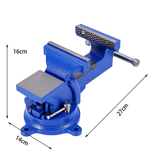 Bench Vice, 100 mm Heavy Duty Industrial Vice for Workshops and ...