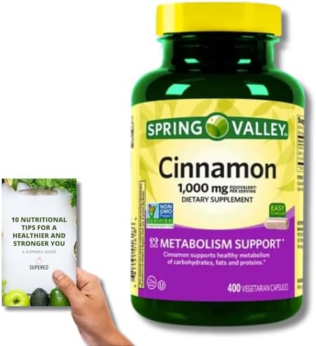 Amazon.com: Spring Valley Cinnamon Dietary Supplement - 1,000mg, 400 ...
