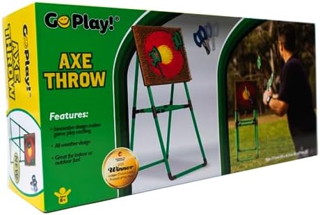 Go Play! Axe Throw, Skill-Based Axe Throwing Game, Family Friendly Fun ...