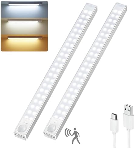 Forepin 30CM 88LED Cupboard Kitchen Lights Motion Sensor Lights Indoor ...