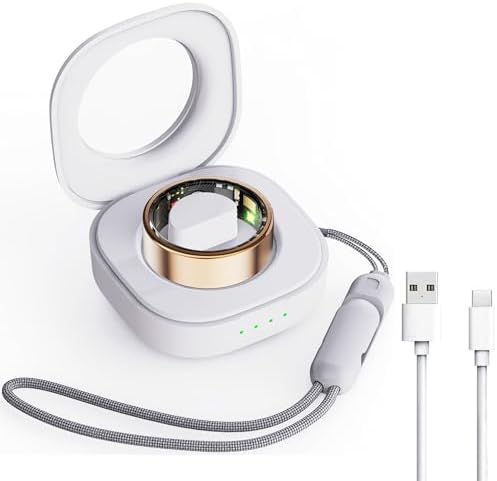 Amazon.com: Smart Ring Charging Case Fitness Ring Charging Box Small ...