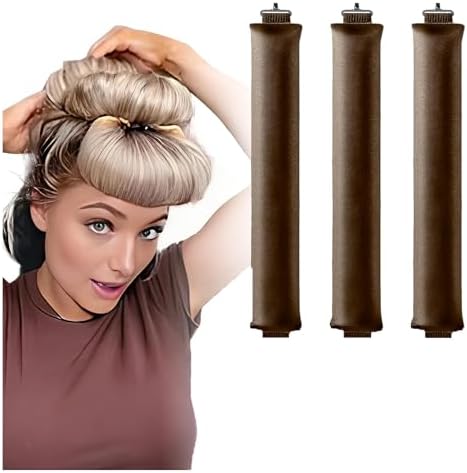 Amazon.com : Overnight Heatless Hair Curler Blowout Rods Jumbo ...