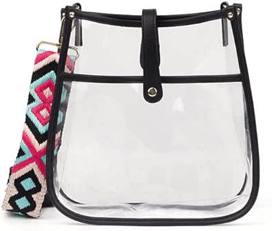 Amazon.com: Threaded Pear Clear Crossbody Bags - Stadium Approved ...