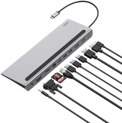 Belkin INC004btSGY Base dock USB-C multipuerto 11 en 1, Gris : Amazon ...