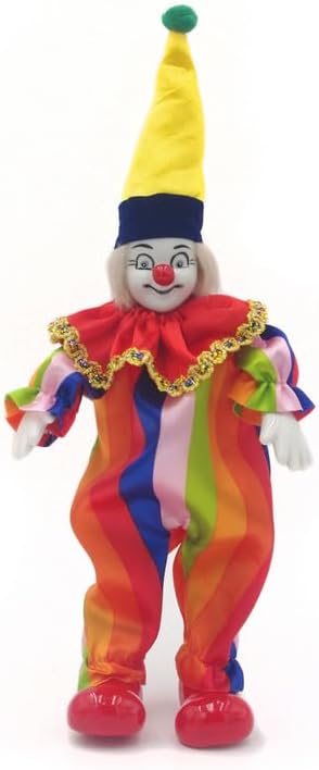 Amazon.com: AIZEXIN Flexible Bendable Clown Doll Porcelain Vintage Move ...