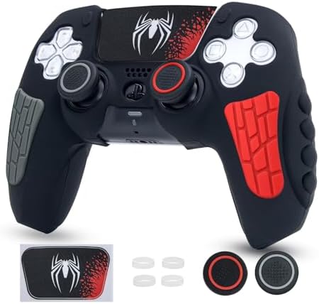 Amazon.com: Skin for DualSense Edge, Ergonomic Soft Anti-Slip Silicone ...