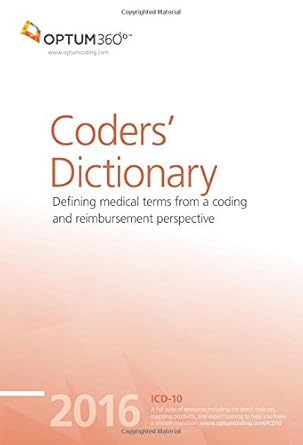 Coders' Dictionary - 2016: Optum360: 9781601517876: Amazon.com: Books