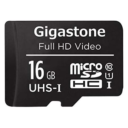 Amazon.co.jp: Gigastone 16GB Micro SD Card with SD Adapter and Mini ...