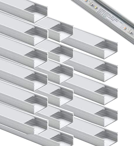Snapklik.com : StarlandLed 18 Pack 2m/6.6ft LED Aluminum Channel 16mm ...