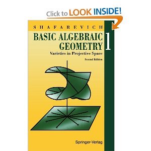 Basic Algebraic Geometry 1 2nd (second) Edition byShafarevich: Shafarevich: Amazon.com: Books