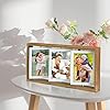 Amazon.com - ZEEYUAN 4x6 Rotating Picture Frame Desktop Rustic 4x6in ...
