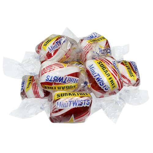 Amazon.com : Atkinson's Sugar Free Mint Twists - Peppermint Red & White ...