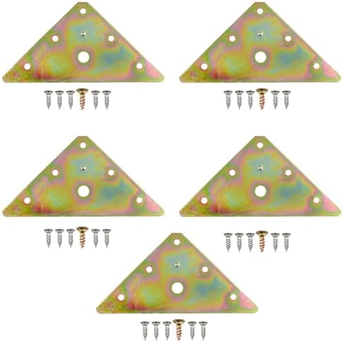 Amazon.com: PIYANYO Metal Triangle Mending Plate Flat Brace Bracket ...
