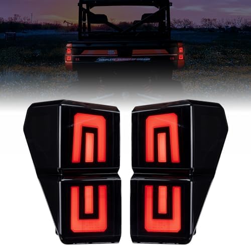 Amazon.com: KEMIMOTO 2 PCS Upgraded Tail Lights Compatible with Polaris ...
