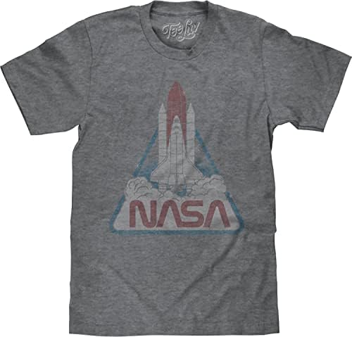 Tee Luv NASA Space Shuttle Shirt - Retro NASA Worm Logo T-Shirt ...