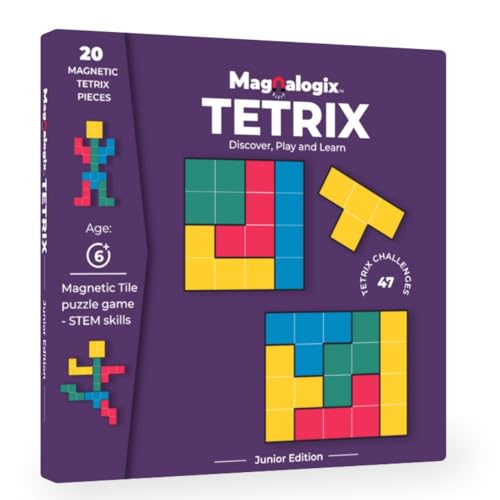 PELIKAS TOYZ Magnalogix Magnetic Game Tetrix for Kids Age 6 to 9 Years ...