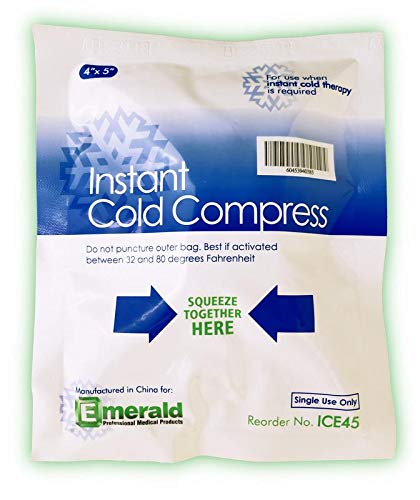 Emerald Instant Cold Compress Pack, First Aid Kit Requirement, Long ...