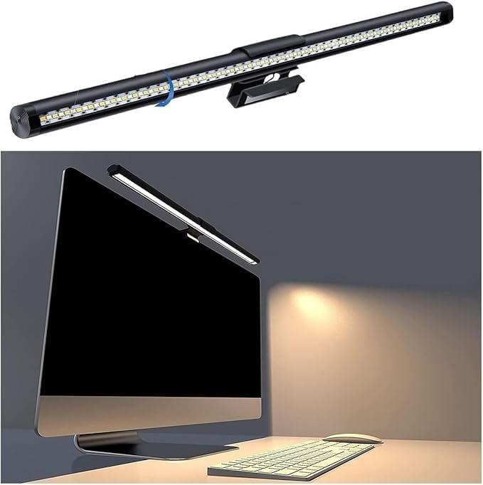 Nnewvante Monitor Light Bar, Dual Light USB Powered Monitor Lamp, LED ...