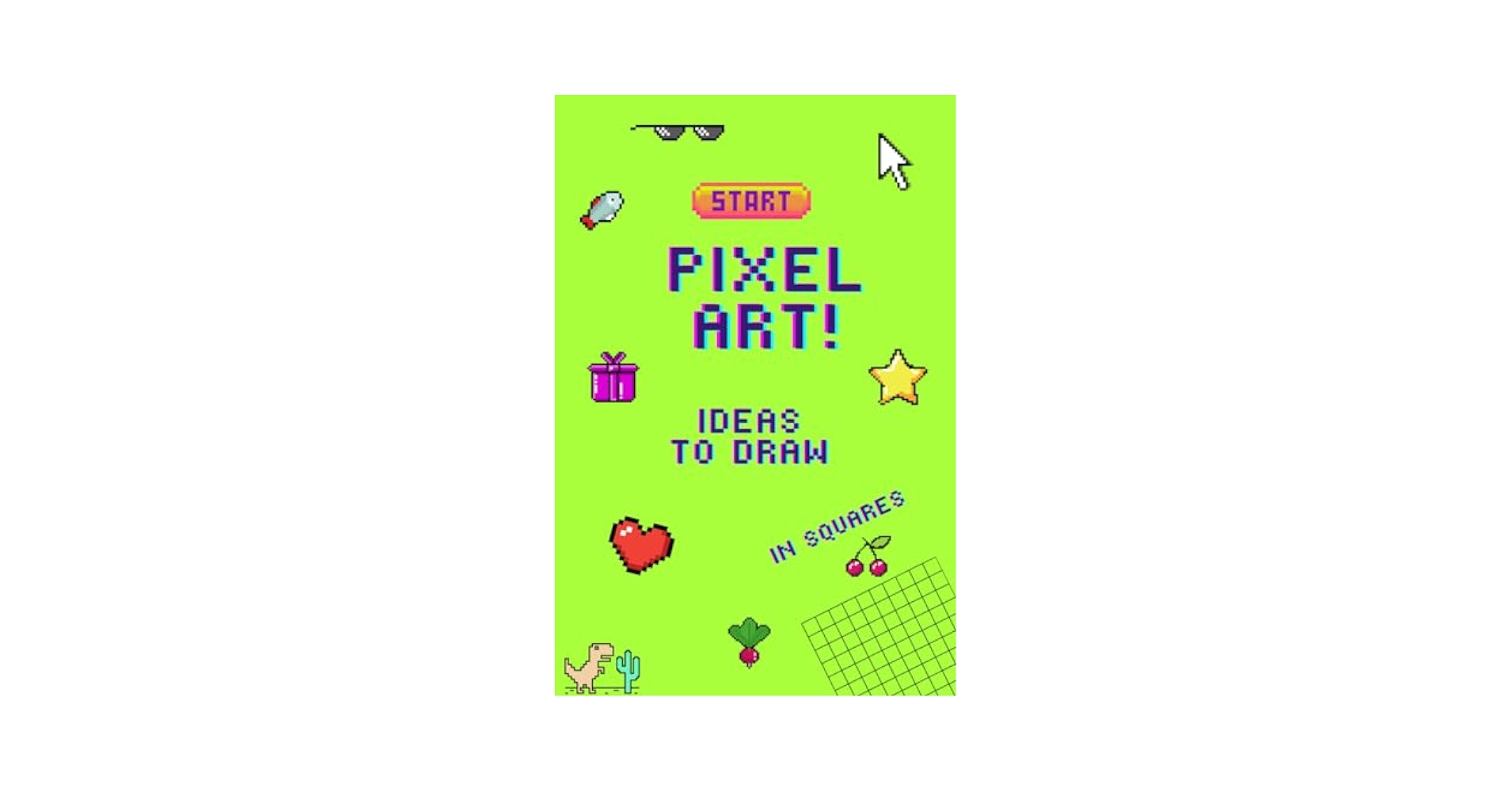 how to draw pixel art book