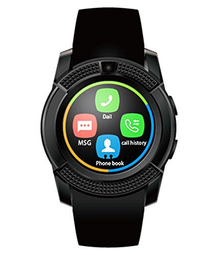 L V GEMS TM. SMARTWATCH WITH SIM , CAMERA , ANDROID BLUETOOTH : Amazon ...