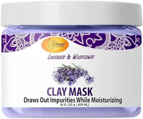 Amazon.com : SPA REDI - Clay Mask, Lavender and Wildflower, 16 Oz ...