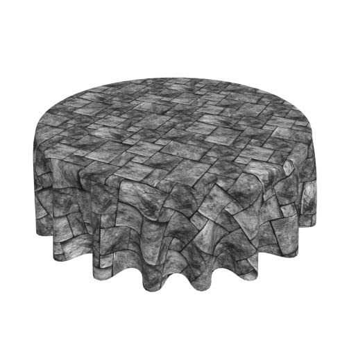 Medieval Castle Stone Wall Brick Rock Halloween Waterproof Picnic Patio ...