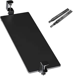 Wooden Attachable Keyboard Tray for Desk Ergonomic Clamp : Amazon.ca: Home