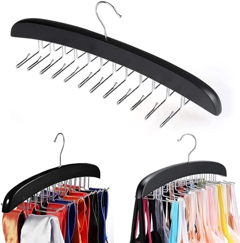 Amazon.com: Tank Top Hanger 2 Pack with 24 Foldable Metal Hooks, Bra ...