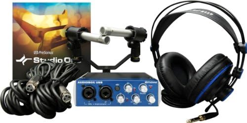 Amazon.com: PreSonus AudioBox Studio Ultimate Bundle Complete Recording ...