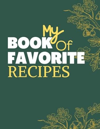 Amazon.com: Recipe Journals To Write In Your Own Recipes.: Blank cook ...