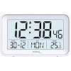 Amazon.de: Technoline WT497 moderner, digitaler Wecker, Innentemperatur ...