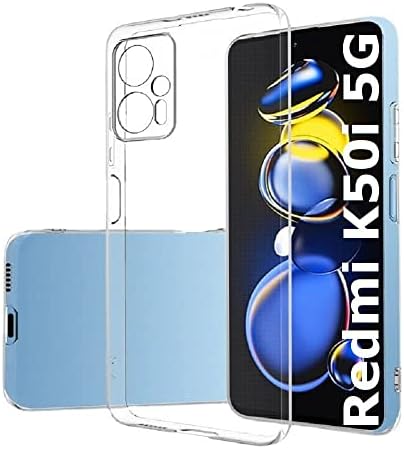Dashmesh Shopping Crystal Clear Back Cover Case for Redmi K50i ...