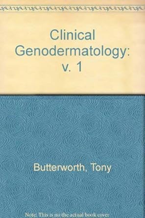 Clinical genodermatology: Butterworth, Thomas: 9780030561276: Amazon ...