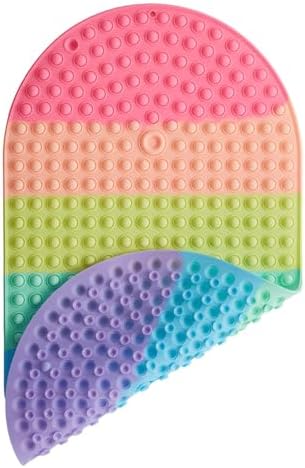 Amazon.com: Joiyota Pop It Bath Mat for Kids – Silicone Push Pop ...