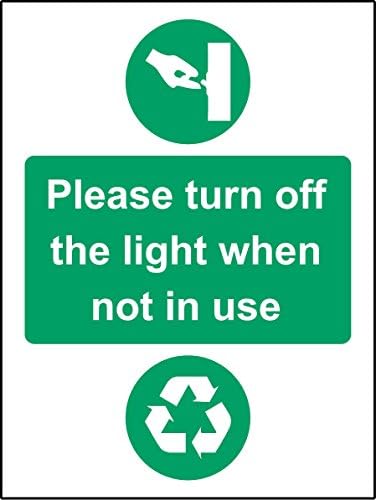 Conserve energy please turn off the lights when leaving or when not in ...
