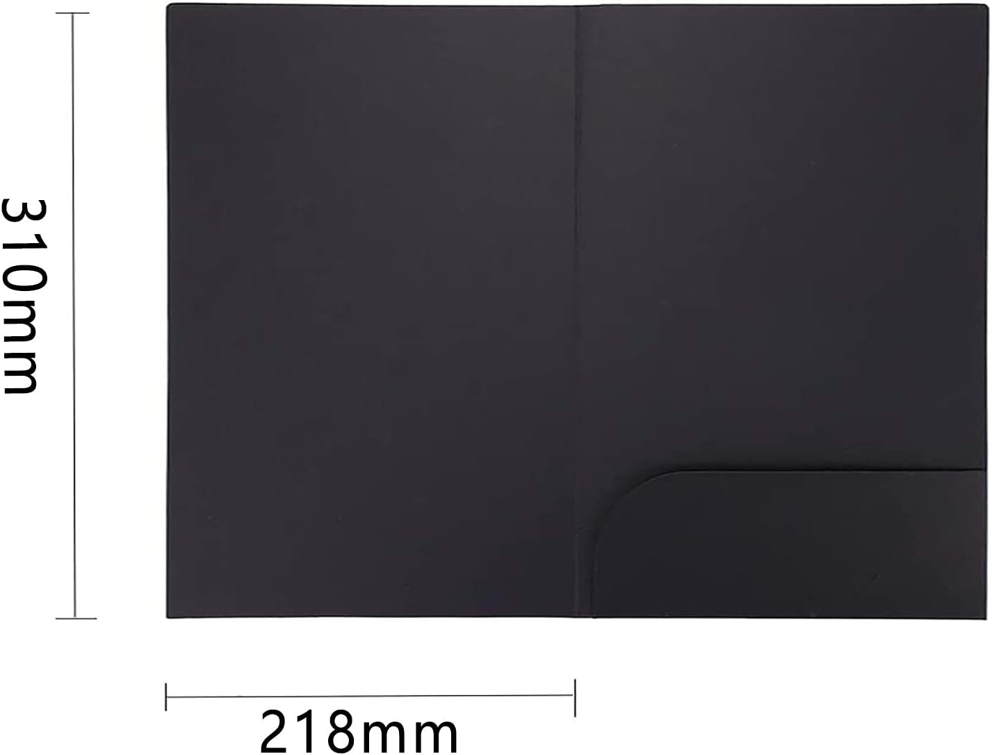 Paper File Folder A4, 12 Pcs Document Folders A4 with Pockets, Business ...