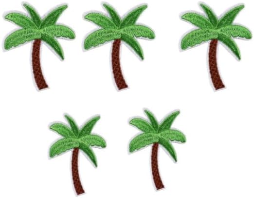 Amazon.com: Palm Tree Embroidered Applique Patch - Tropical Nature ...