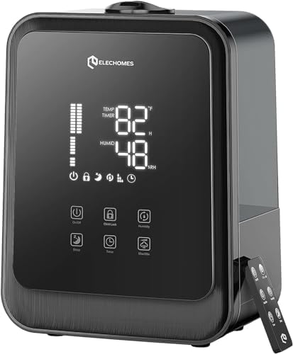 Amazon.com: Elechomes HTJ-2119 Ultrasonic Humidifier 4.5L(1.19Gal ...