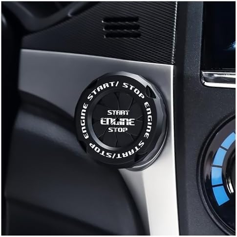 Amazon.com: Car Joystick Starter Push Start Button Cover,Metal Scratch ...