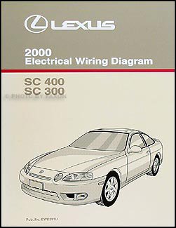 2000 Lexus SC 300 and SC 400 Wiring Diagram Manual SC300 SC400: unknown ...