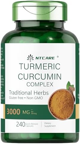 Amazon.com: NTCARE Turmeric Curcumin with Black Pepper 3000mg |Joint ...