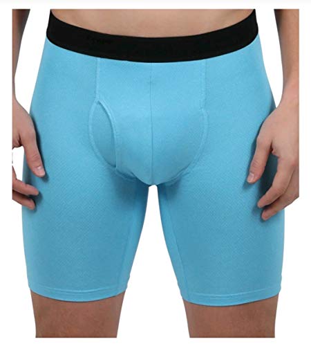 Athletic Works Men's Sustainable Mesh Long-Leg Boxer Brief, 3 Pack ...