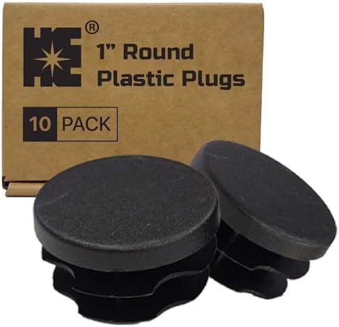 Amazon.com: Cosmostar 1" Inch (25.4 mm) Square Plastic Plugs - Durable ...