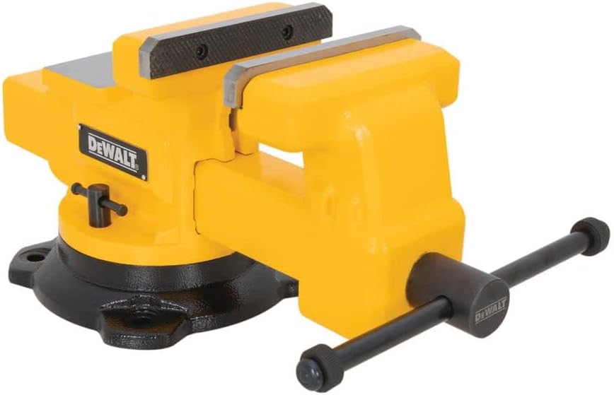 Amazon.com: Dewalt 6 Inch Swivel Base Bench Vise With Anvil : Tools ...