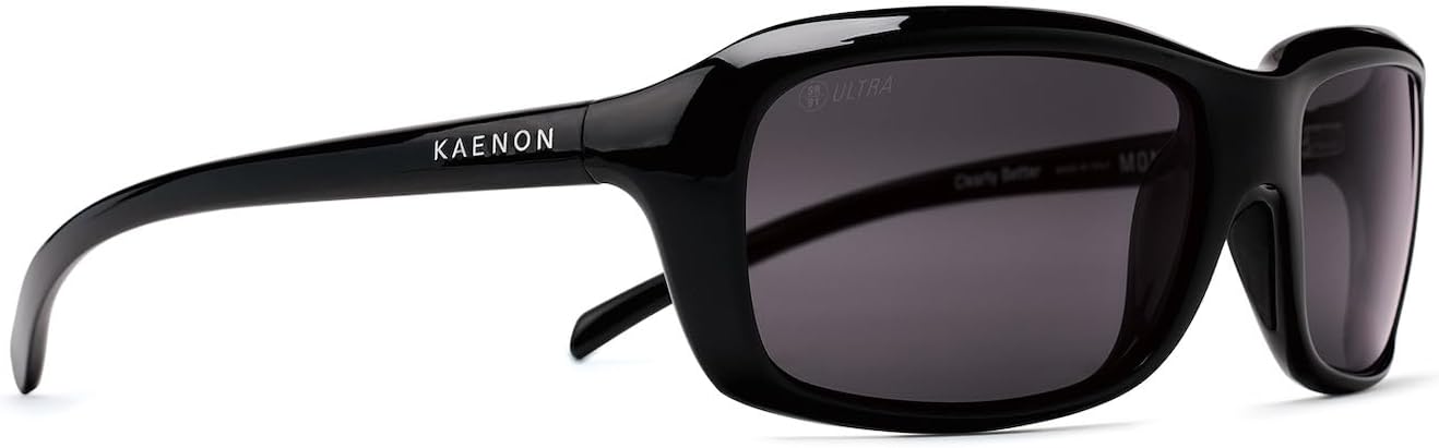 Kaenon Monterey Women's Polarized Sunglasses Black with Ultra Grey 12 ...