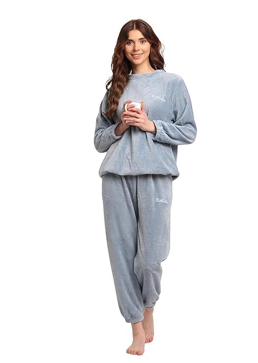 Buy Winter Woolen Night Suit for Girls and Women/Winter Woolen Night ...