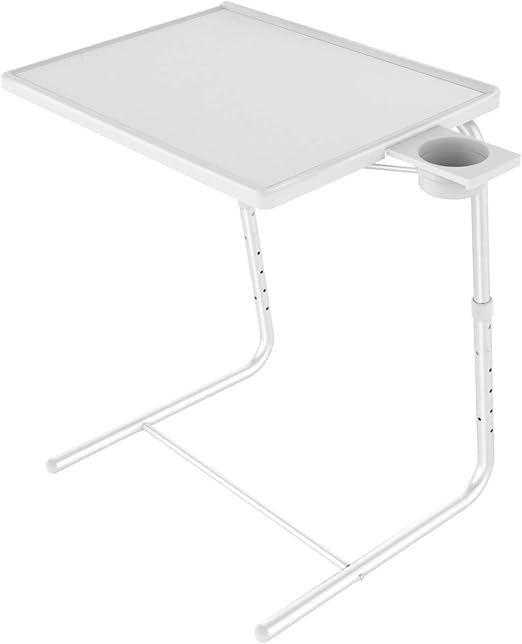 Amazon.com: Adjustable TV Tray Table - TV Dinner Tray on Bed & Sofa ...