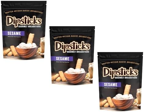 Amazon.com: Smiling Sweets Dipsticks Sesame Flavored, Flavored Crunchy ...