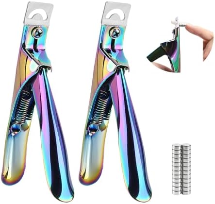 Amazon.com: Acrylic Nail Clippers with Sizer Magnets 2pcs, Inartato ...