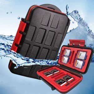 Master Digital Metal Memory Card Box (Red and Black) : Amazon.in ...